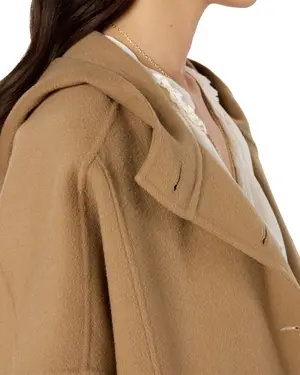 Gerard Darel Marla Wool Hooded Coat