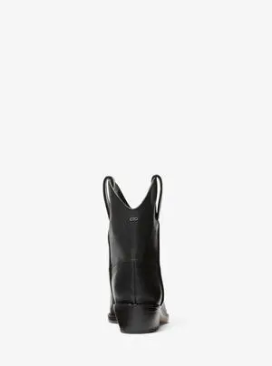 Michael Kors Noemie Leather Boots - Black