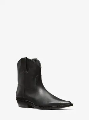 Michael Kors Noemie Leather Boots - Black