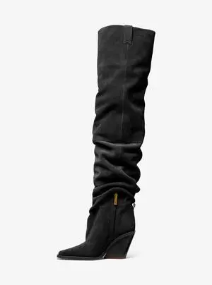 Michael Kors Noemie Over-the-knee Suede Boots