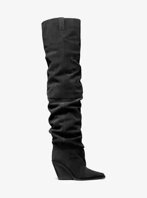 Michael Kors Noemie Over-the-knee Suede Boots