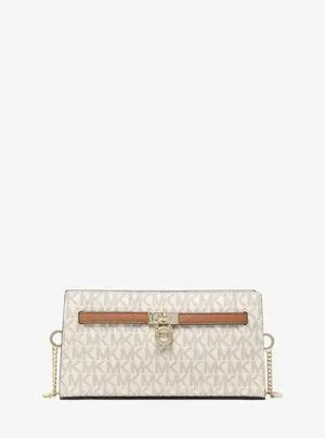 Michael Kors Hamilton Moderne Extra-small Signature Logo Convertible Crossbody Bag - Natural