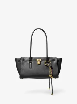 Women's Belted Leather Satchel