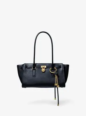 Michael Kors Hamilton Moderne Small Leather Satchel - Blue