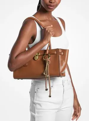 Michael Kors Hamilton Moderne Small Satchel - Brown