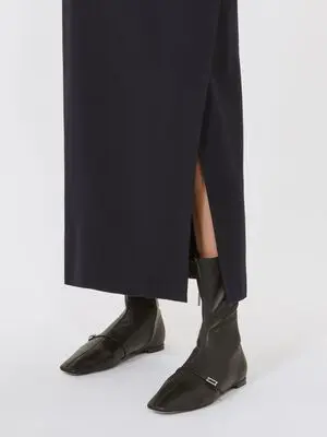 Max Mara Wrap Wool Skirt