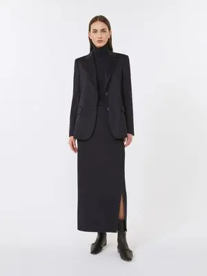 Max Mara Wrap Wool Skirt