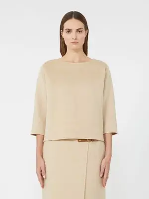 Max Mara Crew Neck Blouse