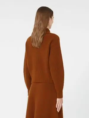 Max Mara Wool And Cashmere Jumper With Zip