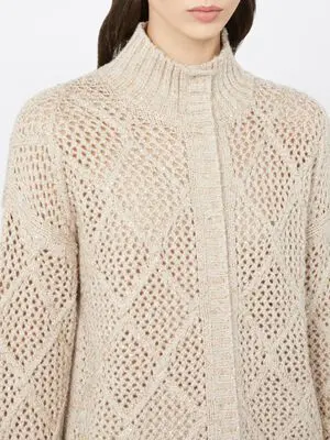 Max Mara Sequinned Wool And Cashmere Cardigan
