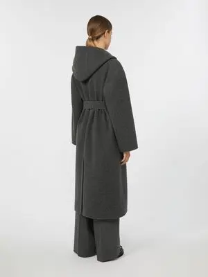 Max Mara Cashmere And Wool Hooded Coat