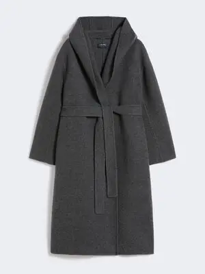 Max Mara Cashmere And Wool Hooded Coat