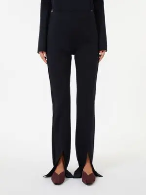 Max Mara Gabardine And Jersey Trousers