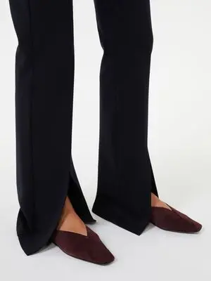 Max Mara Gabardine And Jersey Trousers