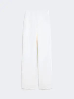 Max Mara High-waisted Wool Gabardine Trousers