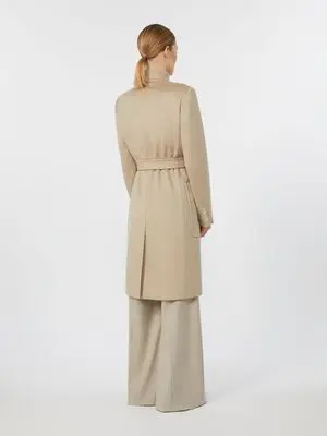Max Mara Cashmere Draped Robe Coat