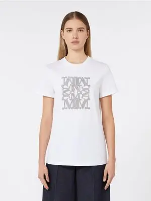 Max Mara Embroidered Cotton T-shirt