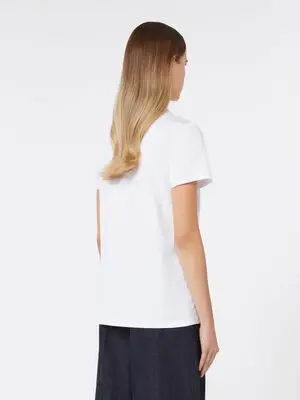 Max Mara Embroidered Cotton T-shirt