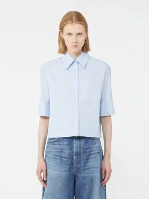 Max Mara Boxy Shirt - Sky Blue