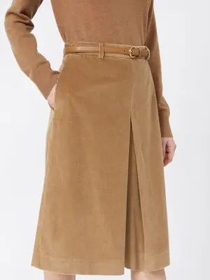Max Mara Velvet Culottes Skirt