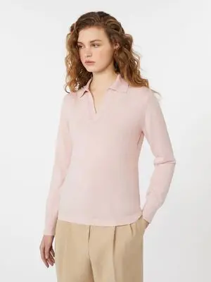 Max Mara Wool And Cashmere Polo Shirt