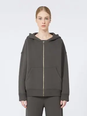Max Mara Hooded Zip-up Sweatshirt