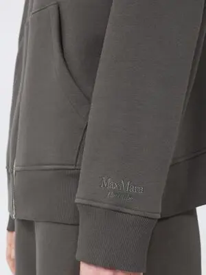 Max Mara Hooded Zip-up Sweatshirt