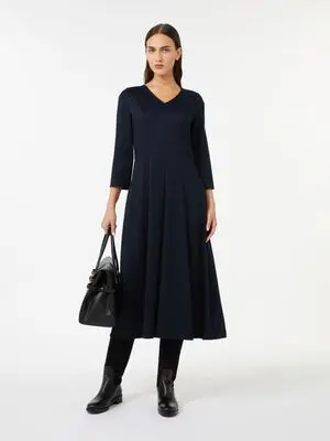 Max Mara V Neck Day Dresses