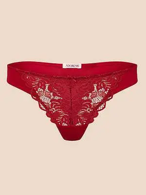 Victoria's Secret Adore Me London Thong Panty Red