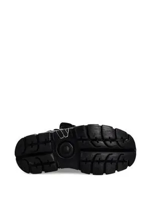NEW ROCK Lace-up Platform Sneakers - Black