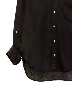 Citizens Of Humanity Kayla Shrunken Linen Shirt - Brown