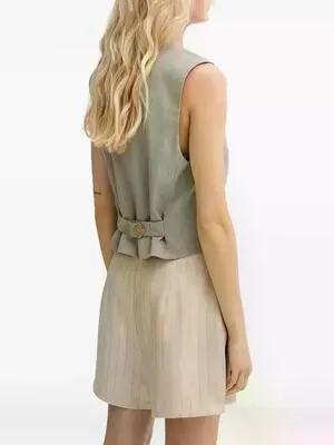 BY MALENE BIRGER Occa Buttoned Sleeveless Vest