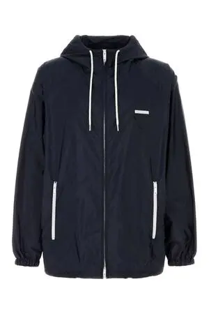 Prada Re-Nylon Windbreaker - Blue