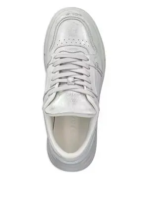 Miss Sixty Leather Platform Sneakers