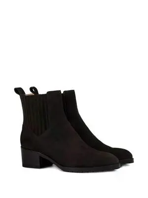 DOUCAL'S Elastic-panel Suede Boots