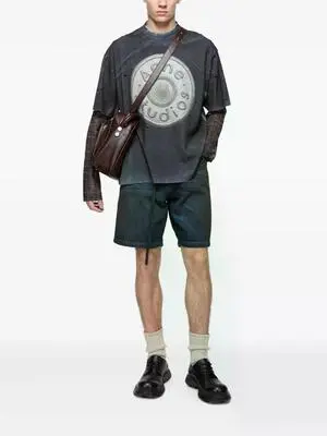 Acne Studios Logo Distressed T-shirt