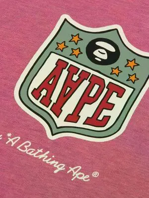 AAPE BY *A BATHING APE® Applique-patch T-shirt