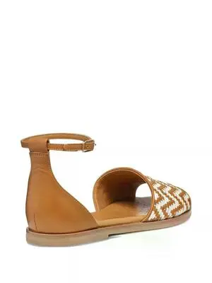 Geox Woven Ankle-strap Sandals