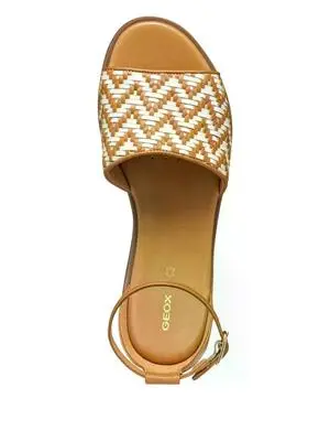 Geox Woven Ankle-strap Sandals