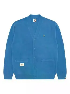 AAPE BY *A BATHING APE Ape Head Cardigan - Blue