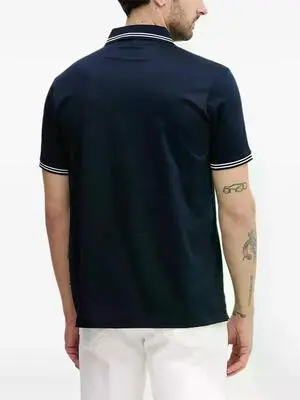 Paul & Shark Striped-collar Polo Shirt