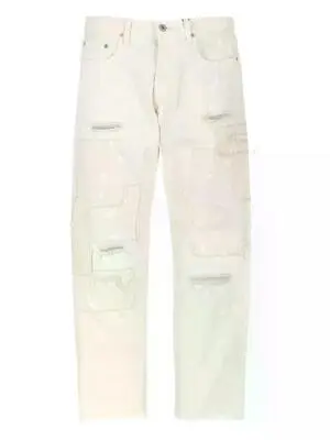 Junya Watanabe Raw Edge Hem Jeans For Men