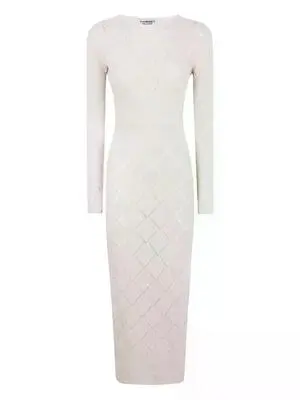 TWINSET Diamond-pattern Knit Dress
