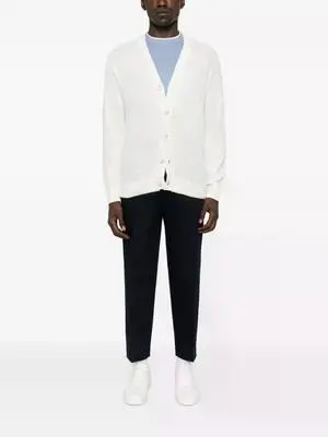 PAOLO PECORA Button-front Cotton Cardigan