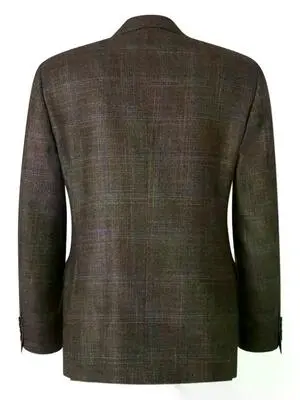 Canali Single-breasted Checked Blazer