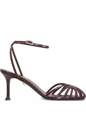 ALEVI MILANO Ankle-strap Leather Stiletto Sandals