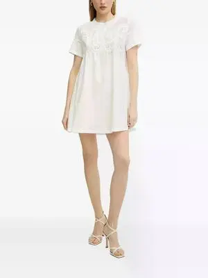 ERMANNO FIRENZE Embroidery Mini Dress
