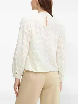 HOSS INTROPIA Embroidered Lace-insert Blouse