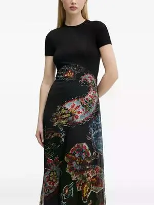 Desigual Paisley-print A-line Dress