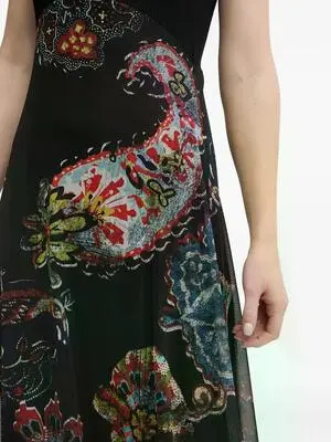 Desigual Paisley-print A-line Dress